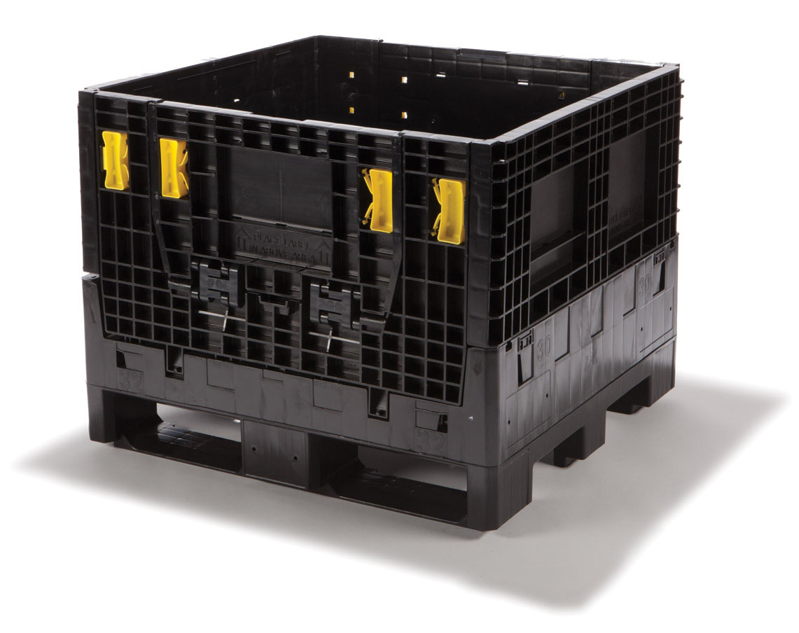 32x30x30 Collapsible Bulk Container—Solid Deck - Buy Today